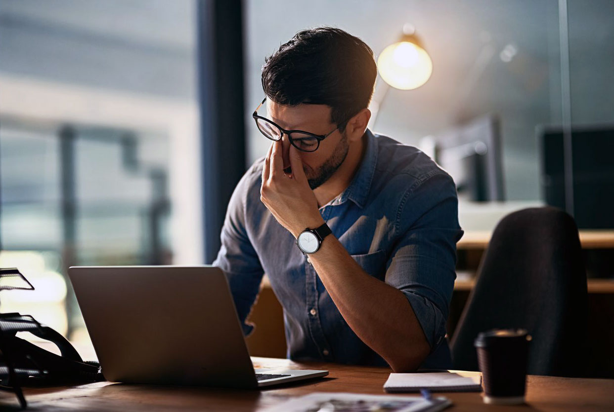 How to prevent computer eye strain - Hovina glasses